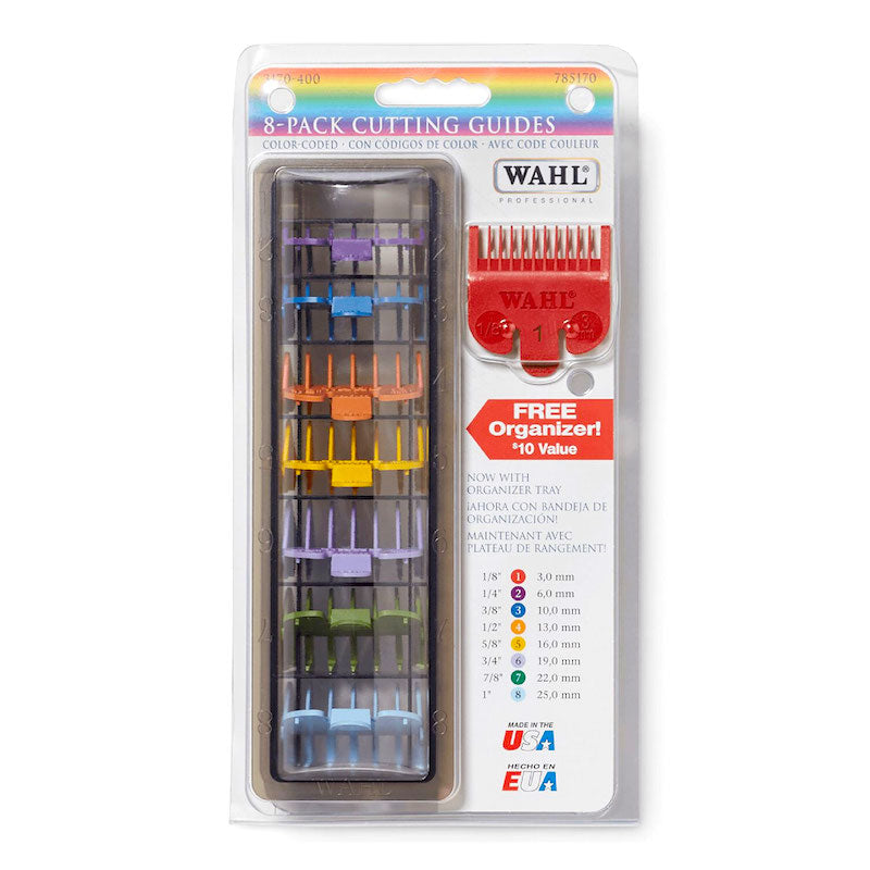 Wahl 8 Pack Color Cutting Guide | Jazz Z Beauty and Barber – Jazz Z ...